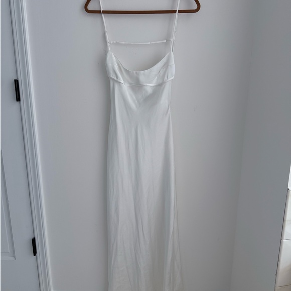 Zara | Dresses | Zara Cream Maxi Dress | Poshmark